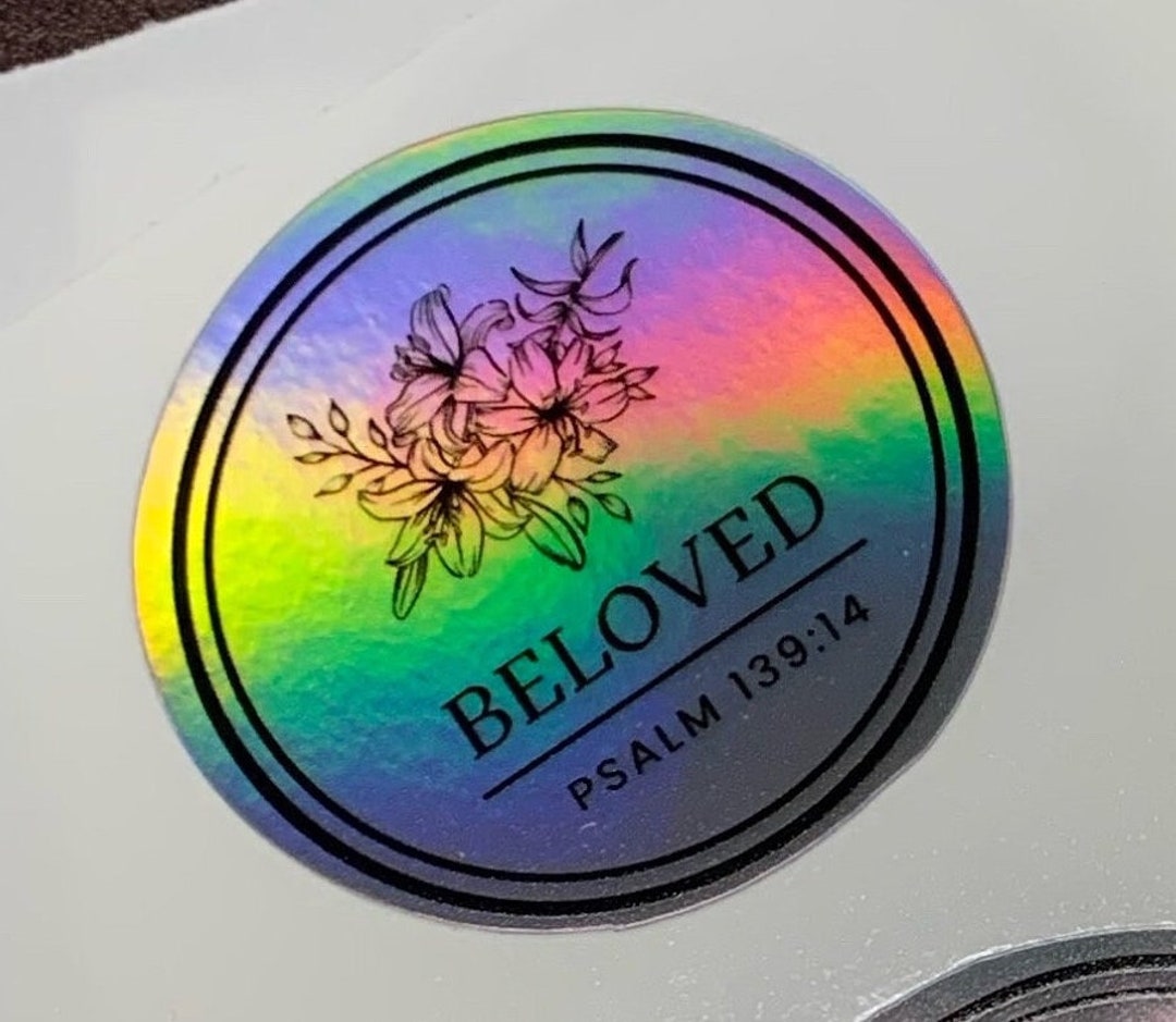 Beloved Psalm 139:14 Sticker Sheet Bundle Christian Stickers Women’s ...