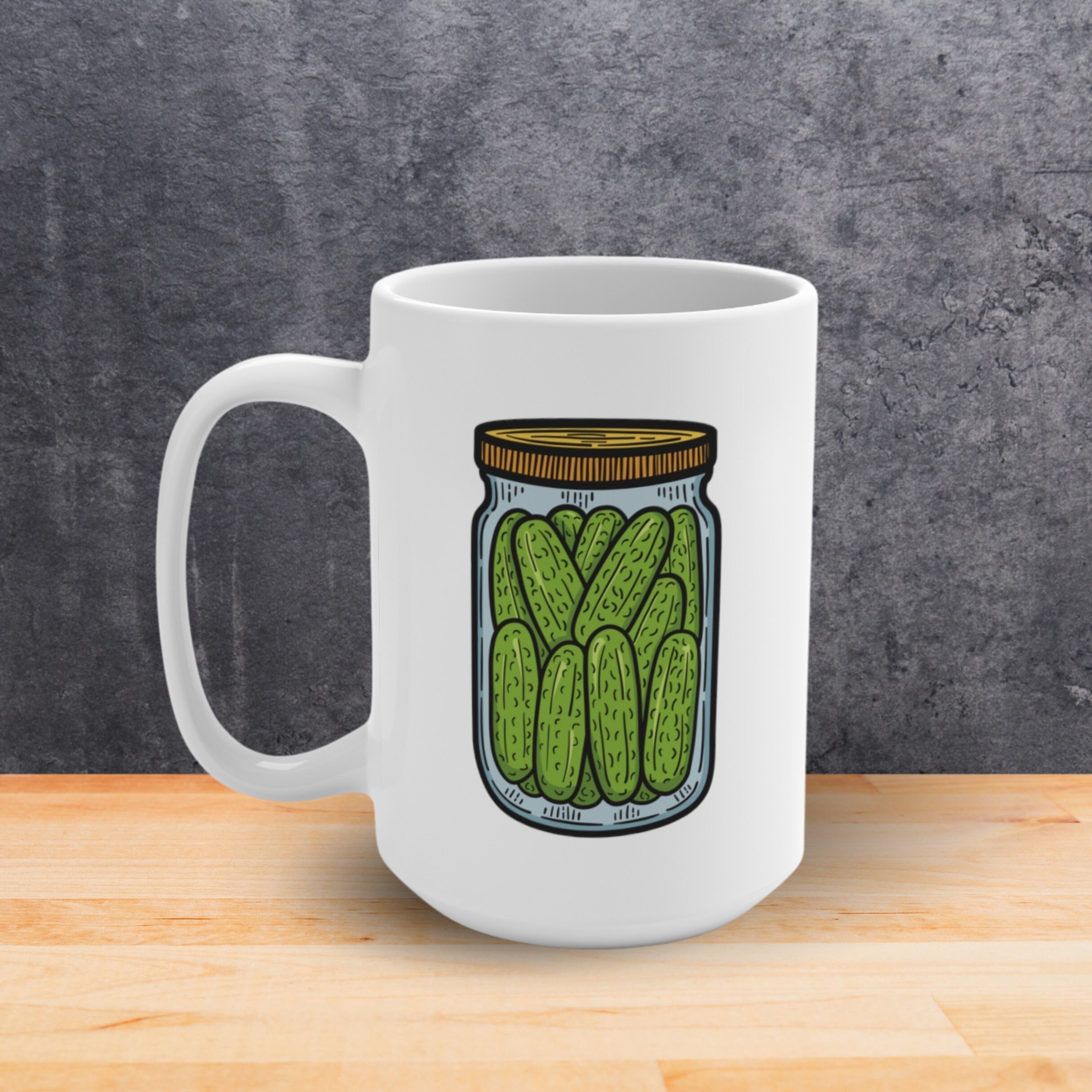 Christian Mug With Pickle Coffee Cup With Handle for Gardener Gift for ...