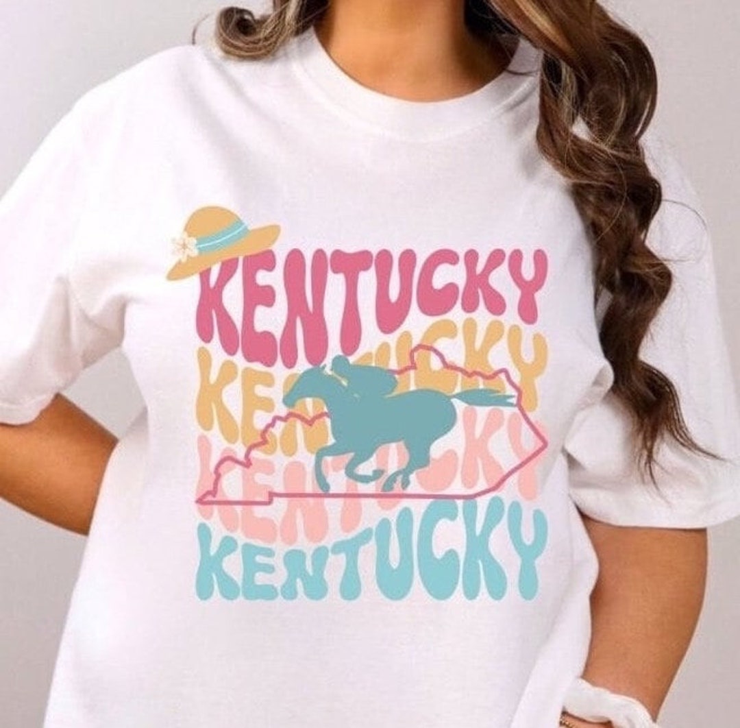 Kentucky Derby Comfort Colors T-shirt Horse Lover Shirt KY Derby Tee ...