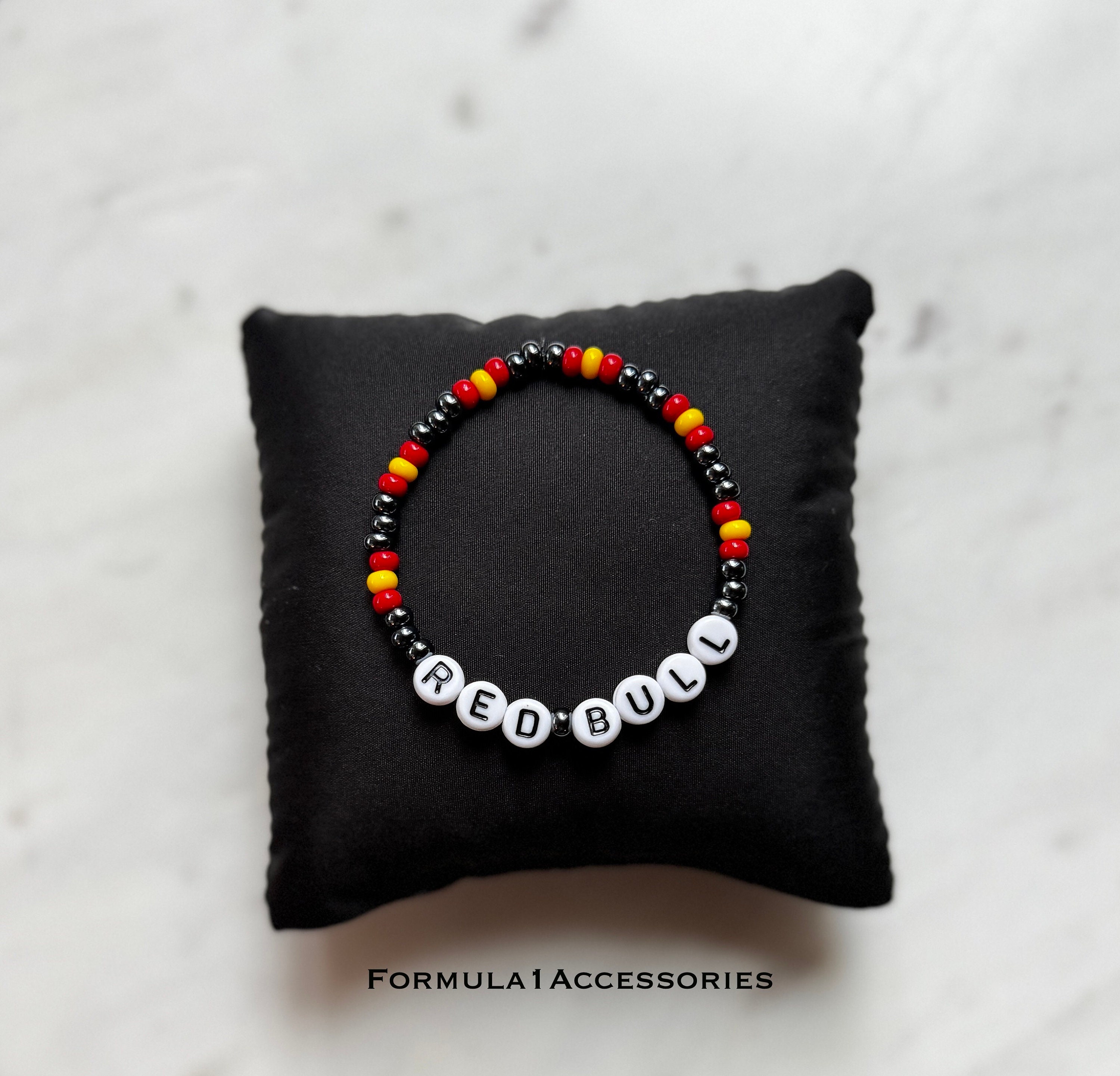 Red Bull Racing Formula One Bracelet F1 Beaded Bracelet Friendship ...