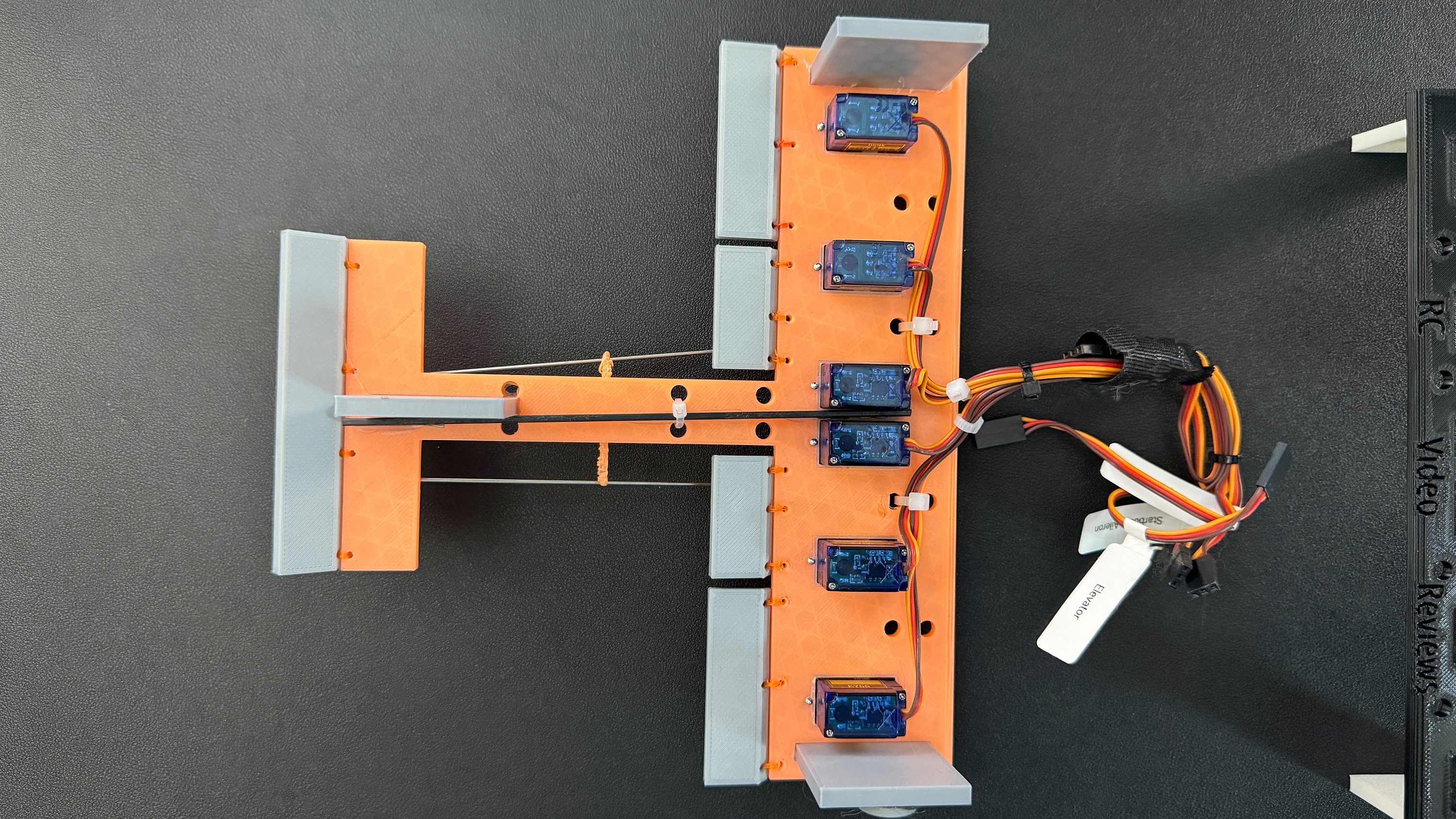 Rcvideoreviews Radio Control Setup Model RCVR-1 3D Printed PETG Onlyno ...