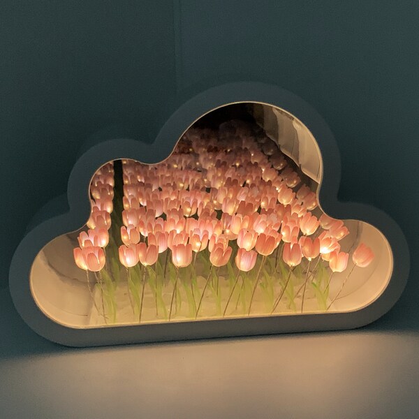 Tulip Cloud Mirror - Etsy