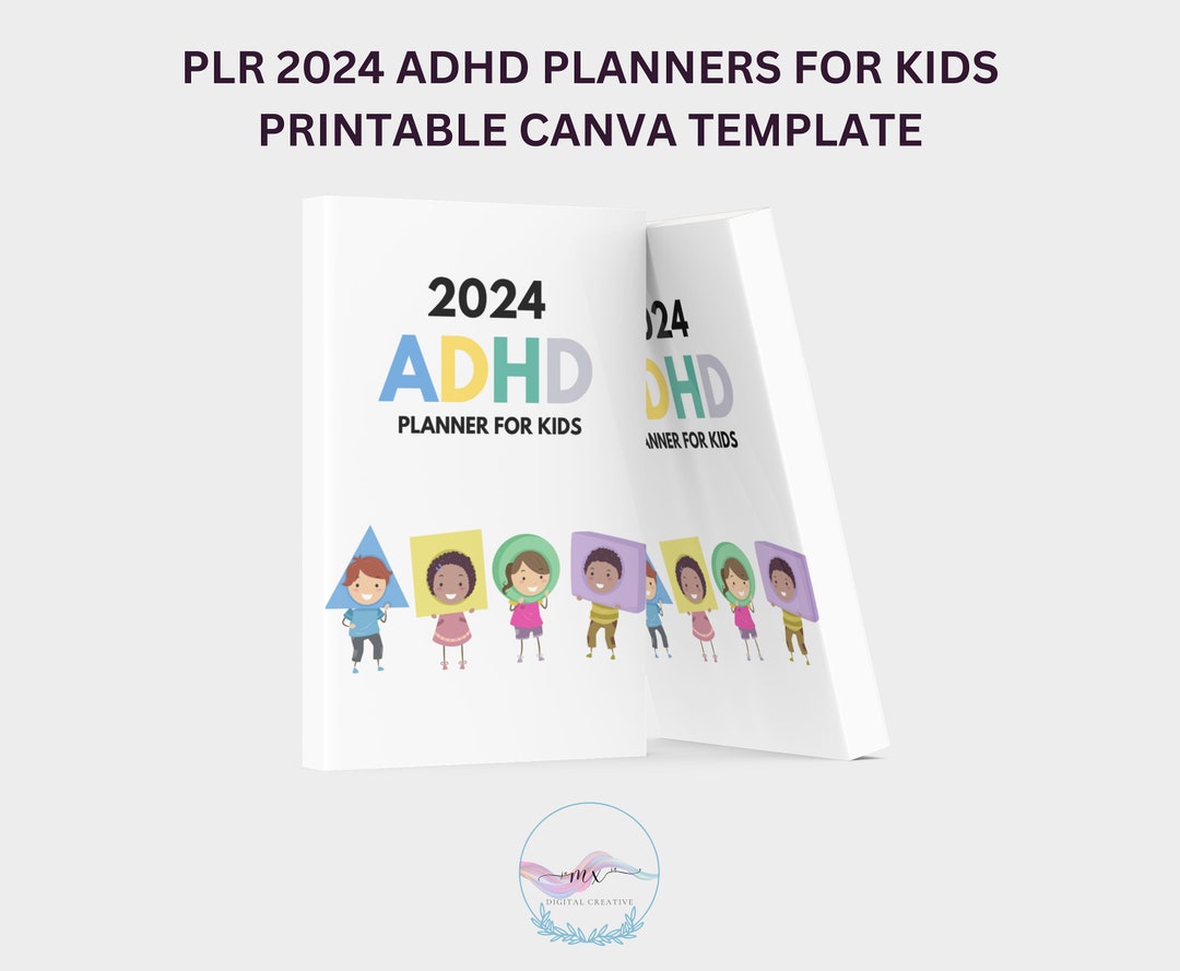 PLR Digital Planner, PLR Kids Printable, Planners, Adhd Planners for ...