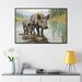 Vintage Feral Hog Painting | Old Pig Print | Farmhouse Decor | Rustic ...