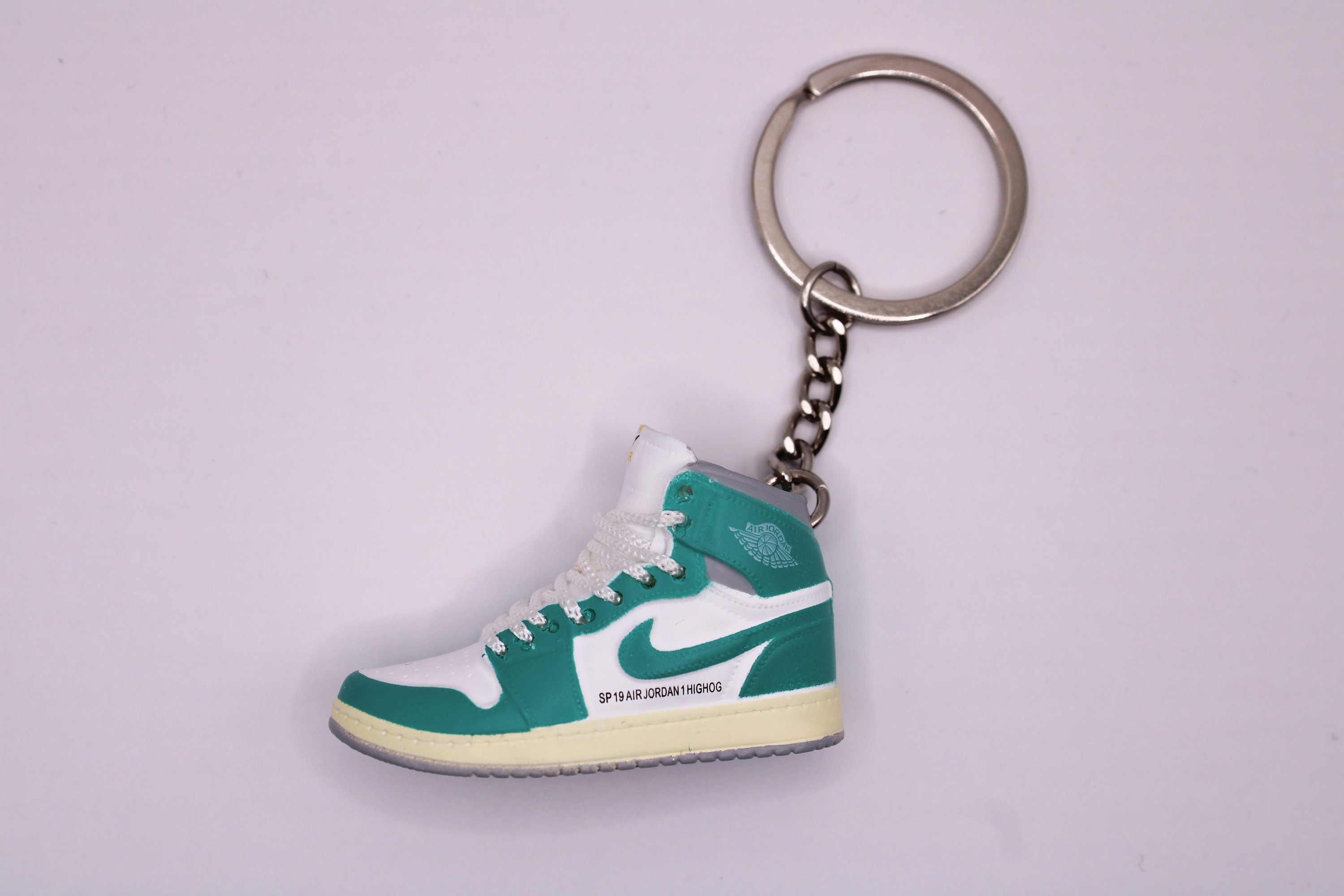 Cyan and White Mini 3D Nike Jordan Branded Trainer Mini - Etsy