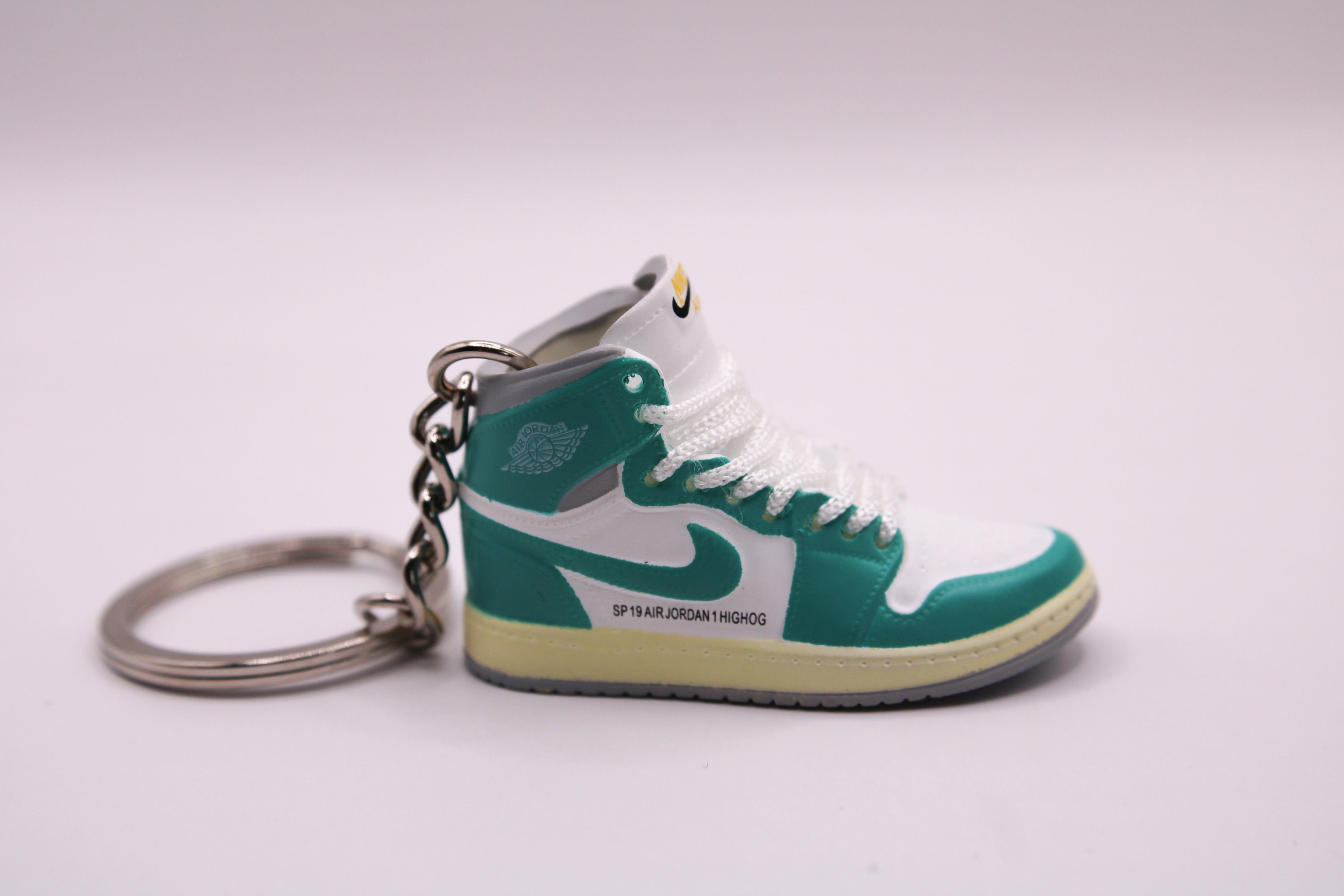 Cyan and White Mini 3D Nike Jordan Branded Trainer Mini - Etsy