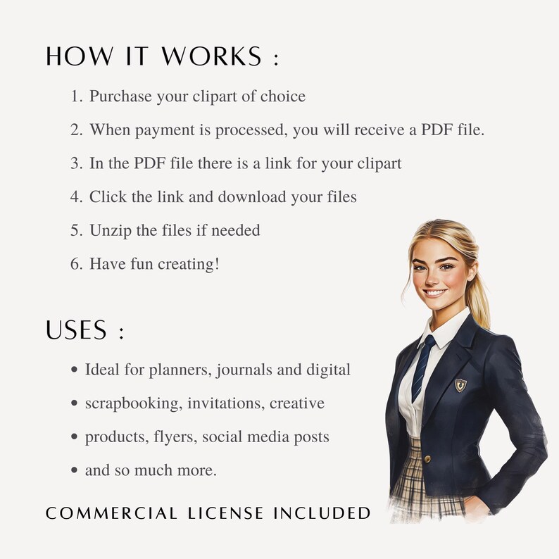 Ivy League College Clipart Set | Preppy Academic Aesthetic | University ...