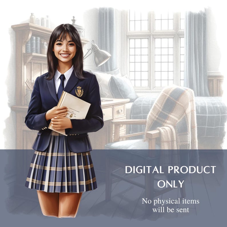 Ivy League College Clipart Set | Preppy Academic Aesthetic | University ...