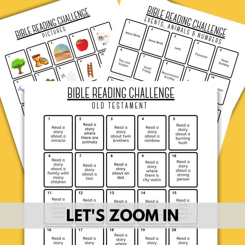 Bible Reading Challenge | Bible Reading Checklist | Kids Bible Reading ...