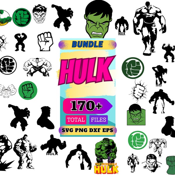Hulk Svg - Etsy