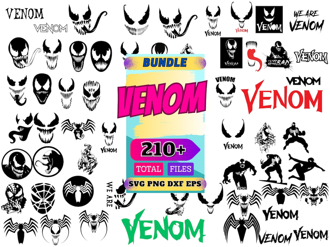 Venom SVG Bundle Cut File for Cricut Venom Silhouette - Etsy Canada
