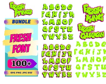 Fresh Prince Fonts SVG, African Svg, Fresh Prince for Cricut , Fresh ...