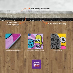 Kiwi Rug Playroom Rug, Blue Decoration, Playroom Decor, Fruit Decor ...