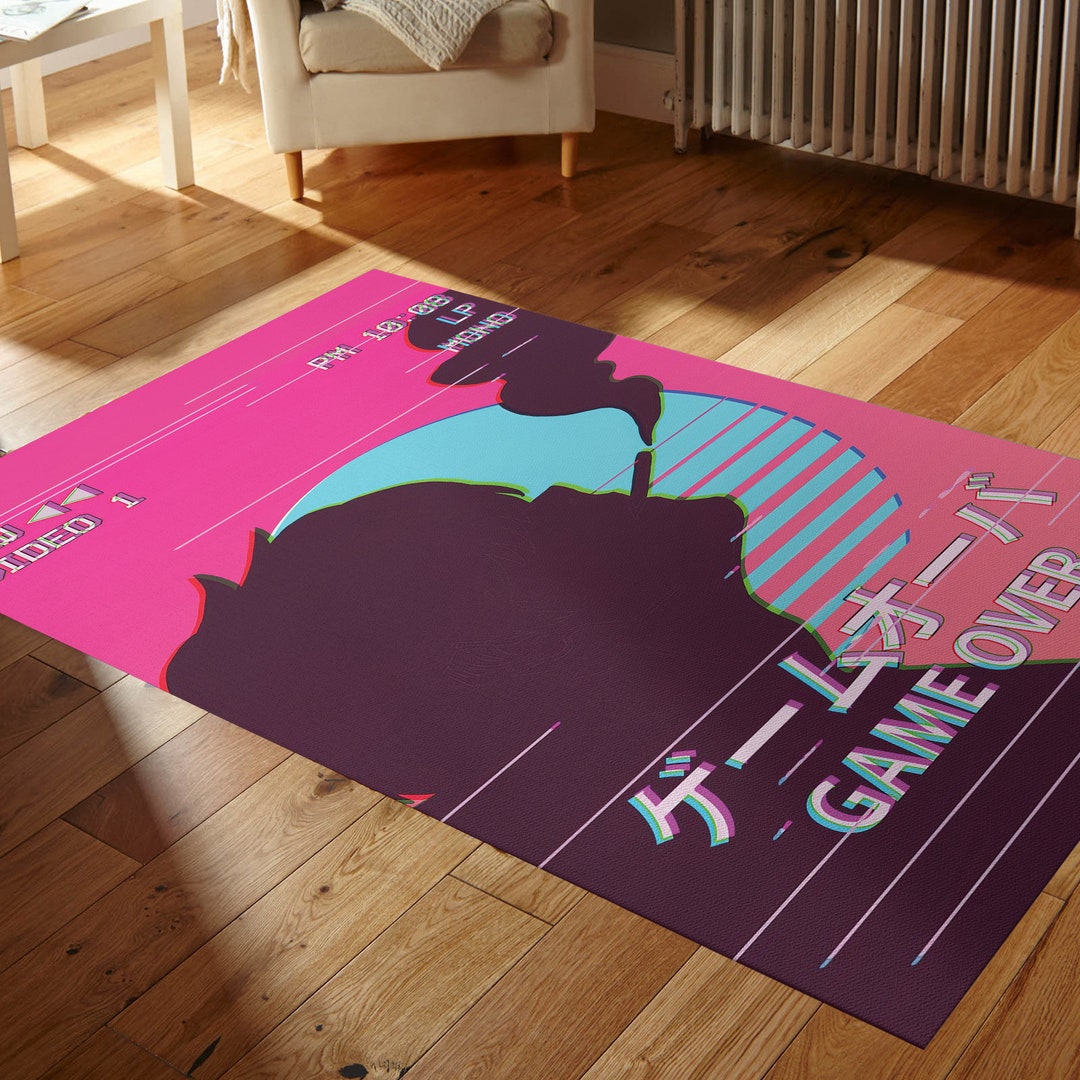 Vaporwave Rug, Illustration Art, Retrowave Poster, Vaporwave Decor ...