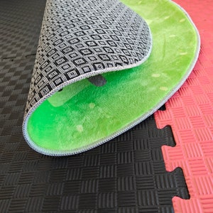 Kiwi Rug Playroom Rug, Blue Decoration, Playroom Decor, Fruit Decor ...