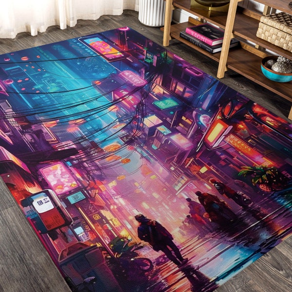 Japanese Vaporwave Rug - Etsy