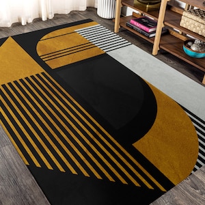 Modern Abstract Rug - Etsy