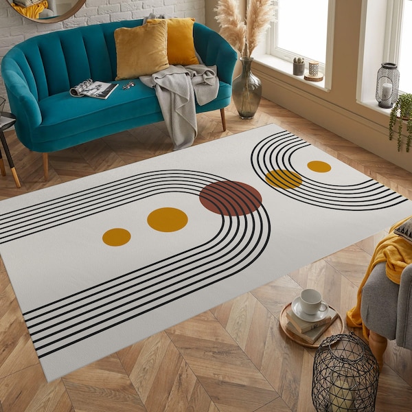 Mid Century Rug - Etsy