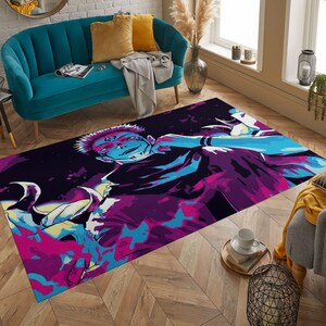 Anime Area Rug, Gift for Anime Lovers, Anime Inspired Fan Rug, Anime ...