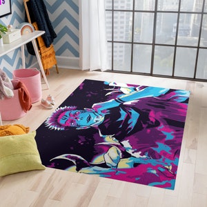 Anime Area Rug, Gift for Anime Lovers, Anime Inspired Fan Rug, Anime ...