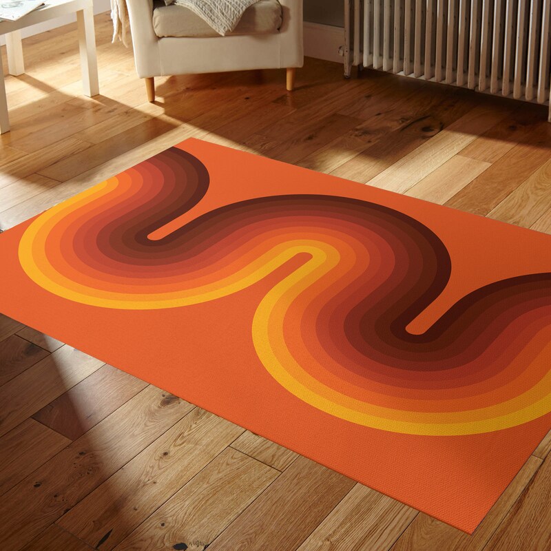Trippy Rug - Etsy