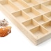 Unfinished Wooden Display With 28 Compartments | Shadow Box | Unpainted ...