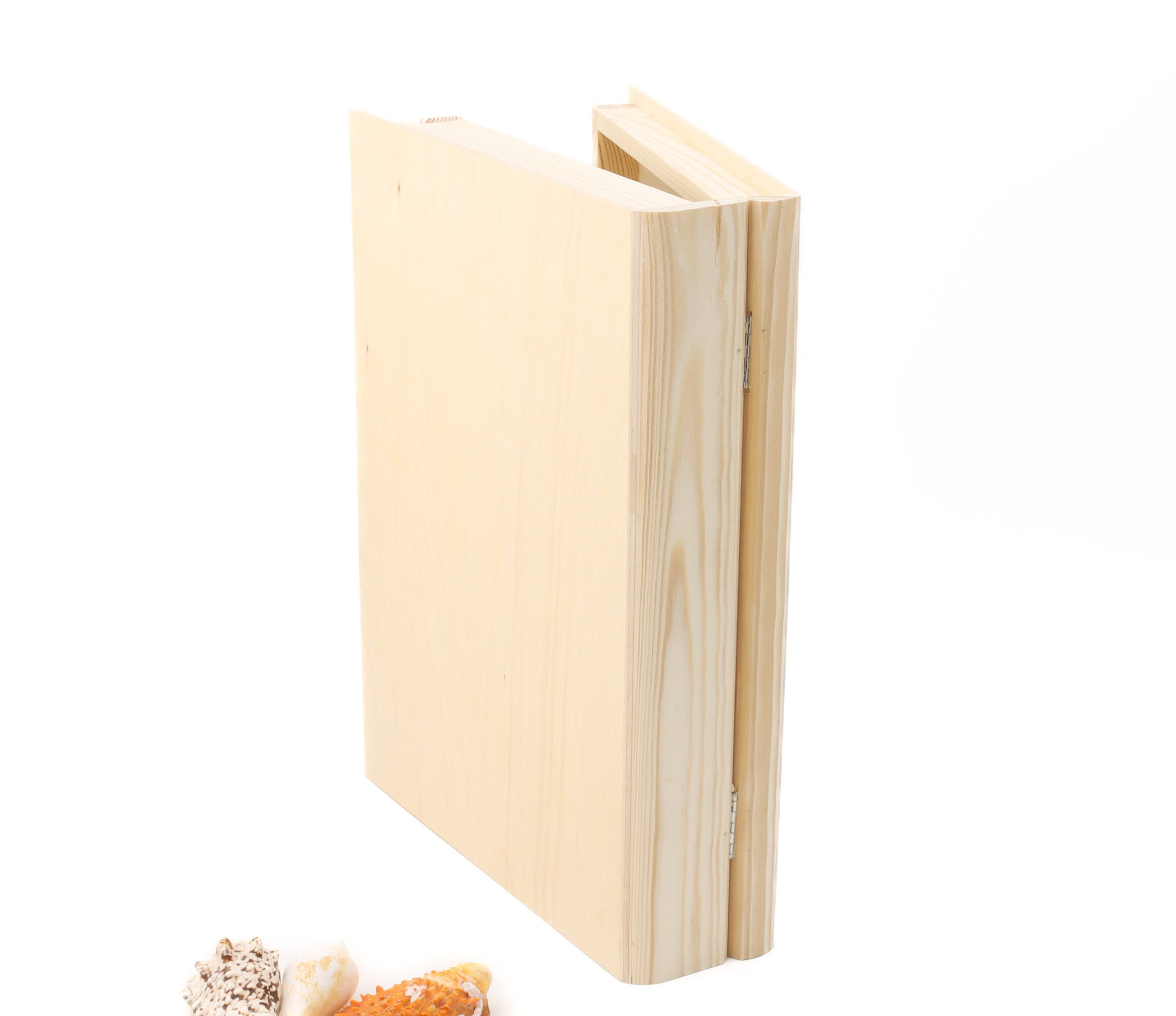 Book Lover Gift Box Large Wooden Book Box Unfinished Wood Box ...