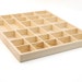 Unfinished Wooden Display With 28 Compartments | Shadow Box | Unpainted ...