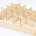 20 Compartments Unfinished Wooden Display | Shadow Box | Collection ...