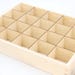 20 Compartments Unfinished Wooden Display | Shadow Box | Collection ...