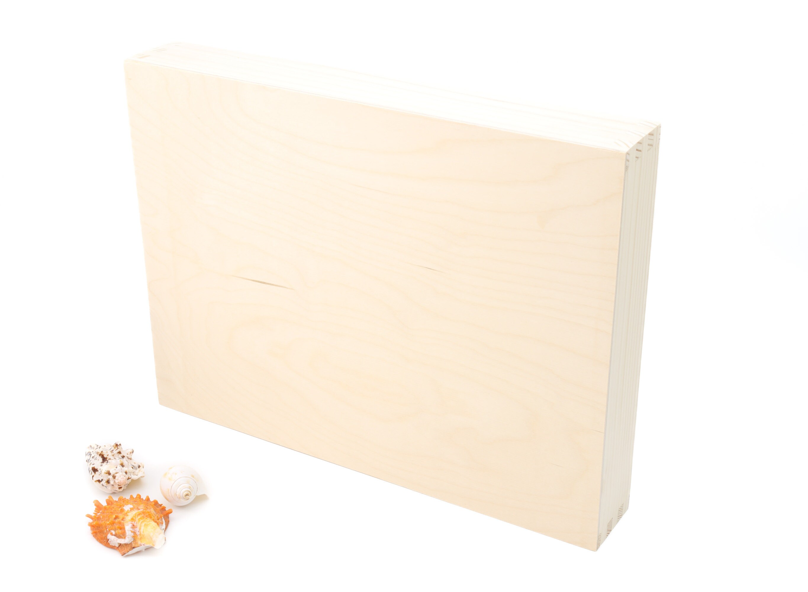 20 Compartments Unfinished Wooden Display Shadow Box Collection Display ...