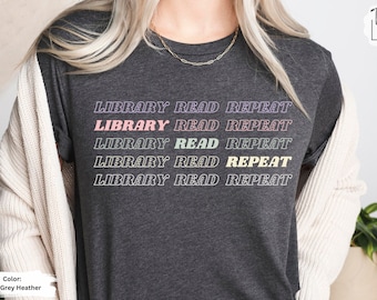 Librarian, Book Lover Gift, Read More Books Shirt, Librarian Gift ...