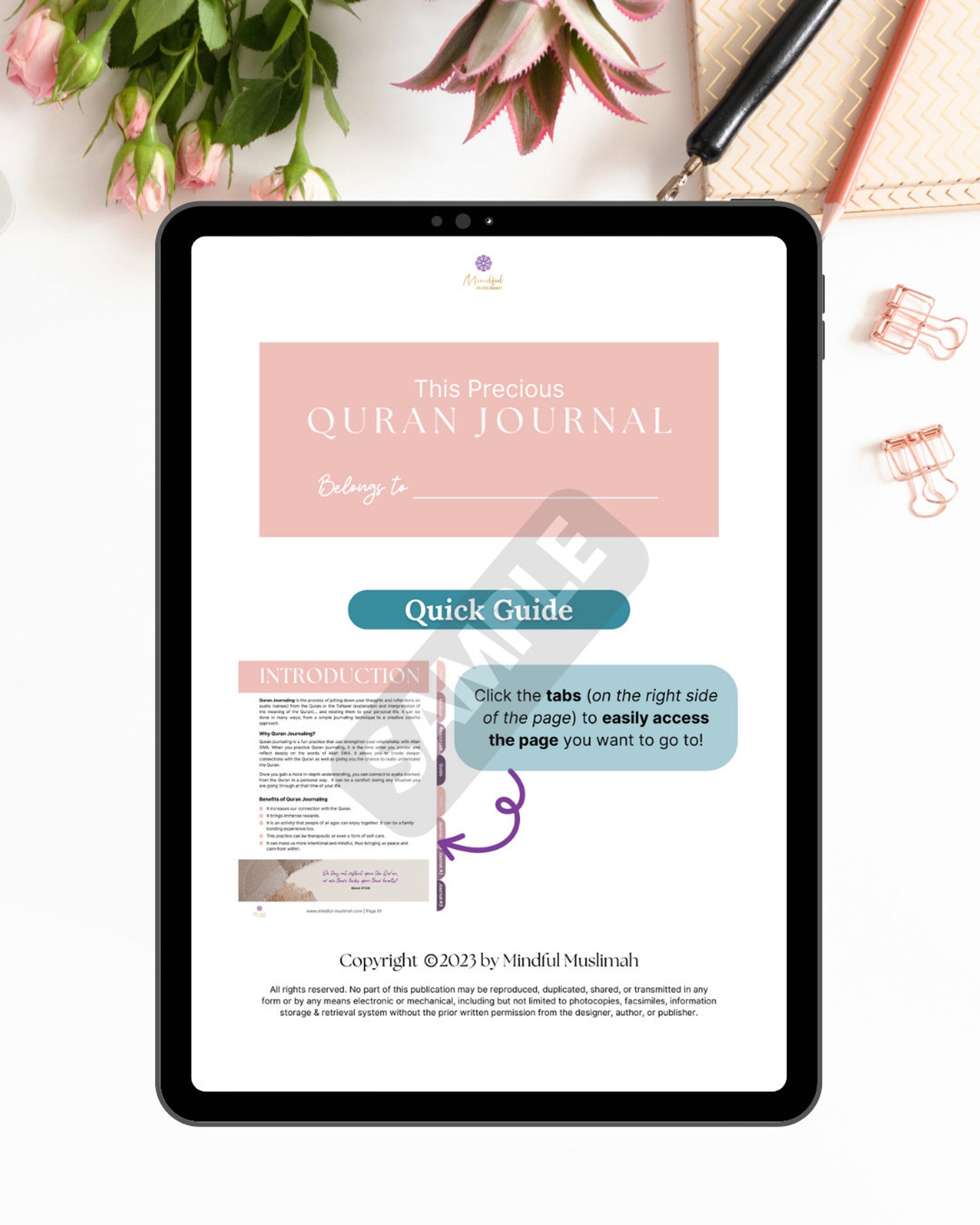 Digital Quran Journal by Mindful Muslimah | Quran Journaling, Quran ...