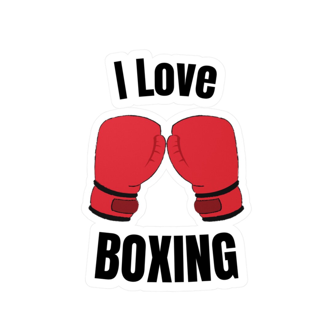 BOXING Vinyl Stickers - Etsy