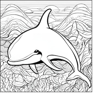 Sea Life, Marine Life, Under the Sea Coloring Book - 10 Printable Adult ...