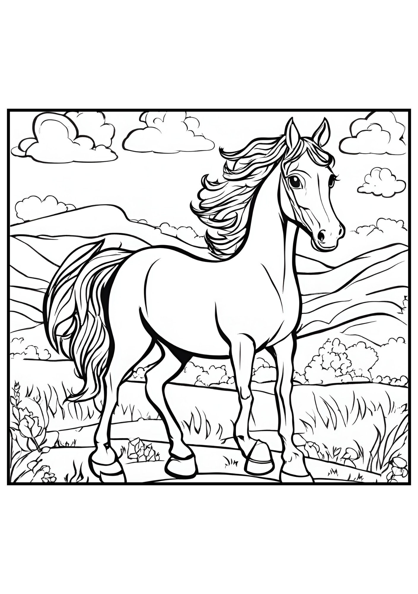 10 Printable Kids, Children Coloring/colouring Pages of Barnyard, Barn ...