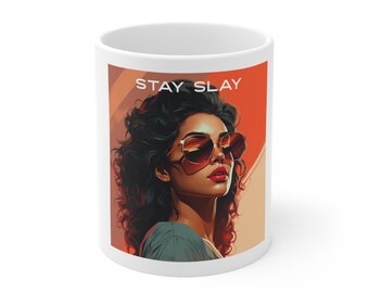 Slay Coffee Mug Rise and Slay Mug Boss Lady Mug Sassy - Etsy
