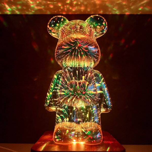 Teddy Bear Lamp - Etsy