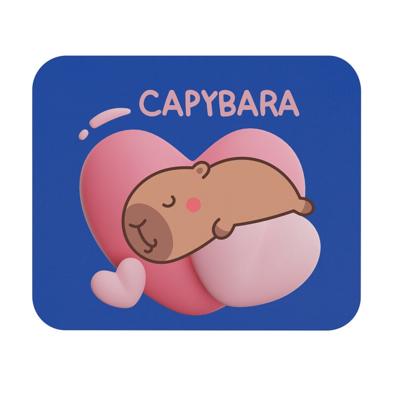 Cute, Adorable and Fun Capybara Mousepad Perfect Personalized Gift Idea ...