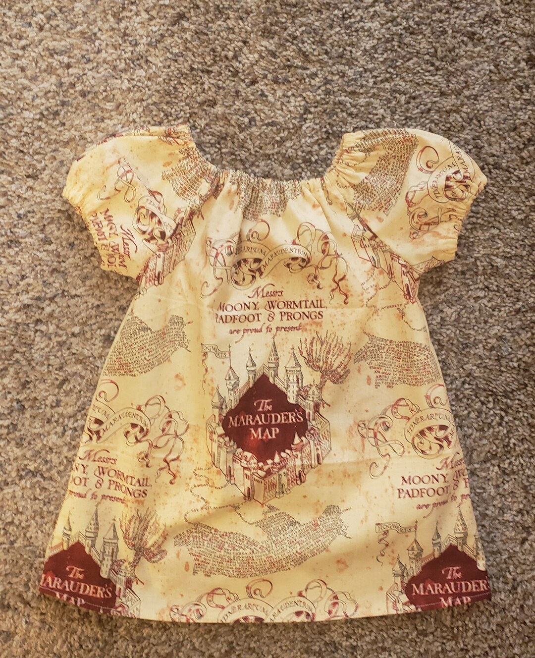 Magic Map Dress, Magic School Dress, Witch Dress - Etsy