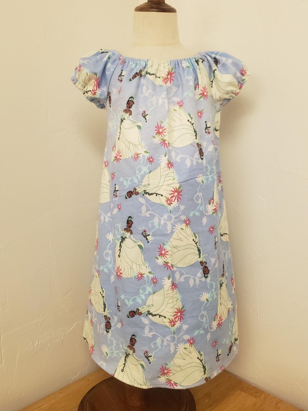 Tiana Nightgown, Princess and the Frog Nightgown, Princess Tiana ...