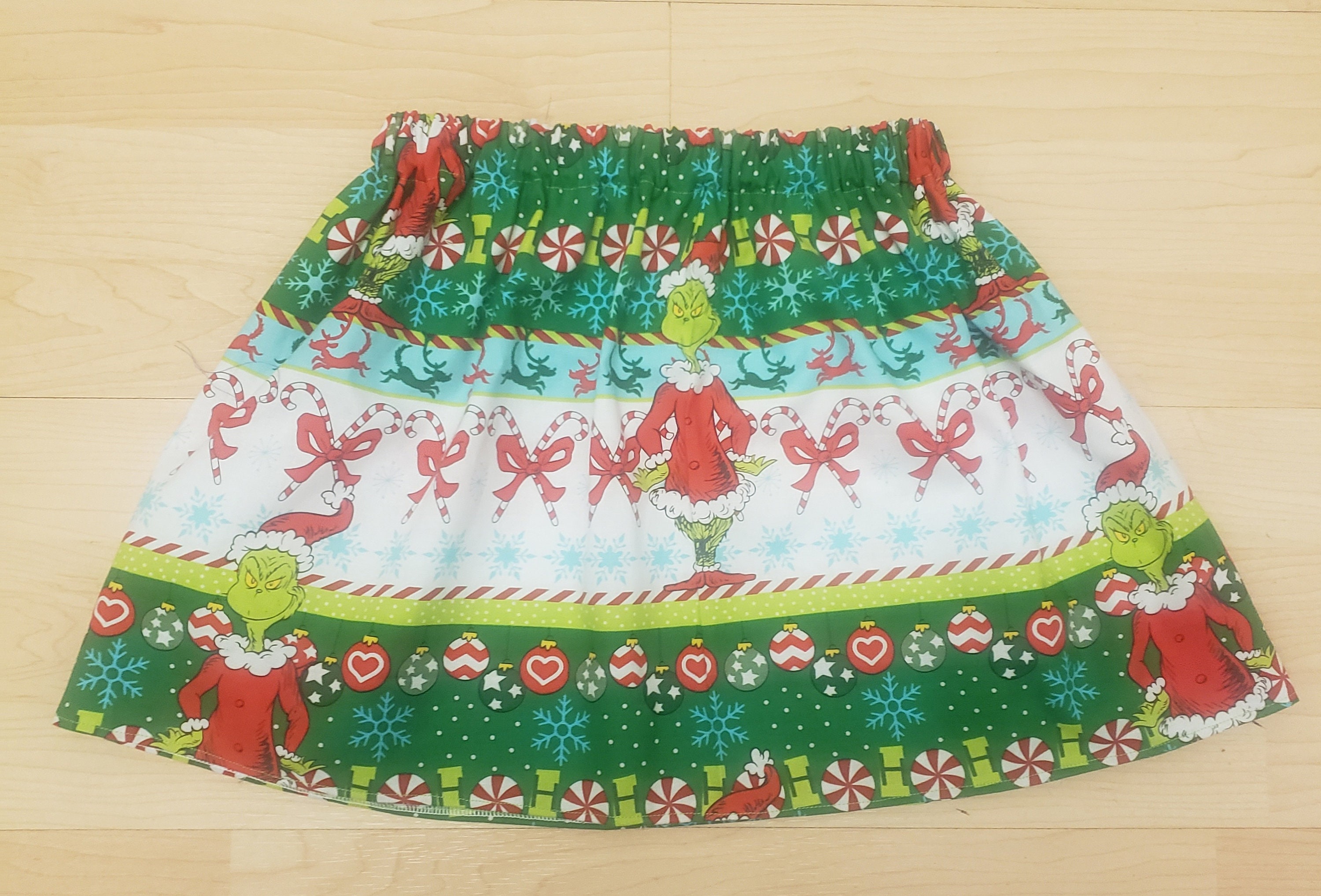 Grinch Skirt, the Grinch Christmas Dress, Christmas Skirt, Grinchmas ...