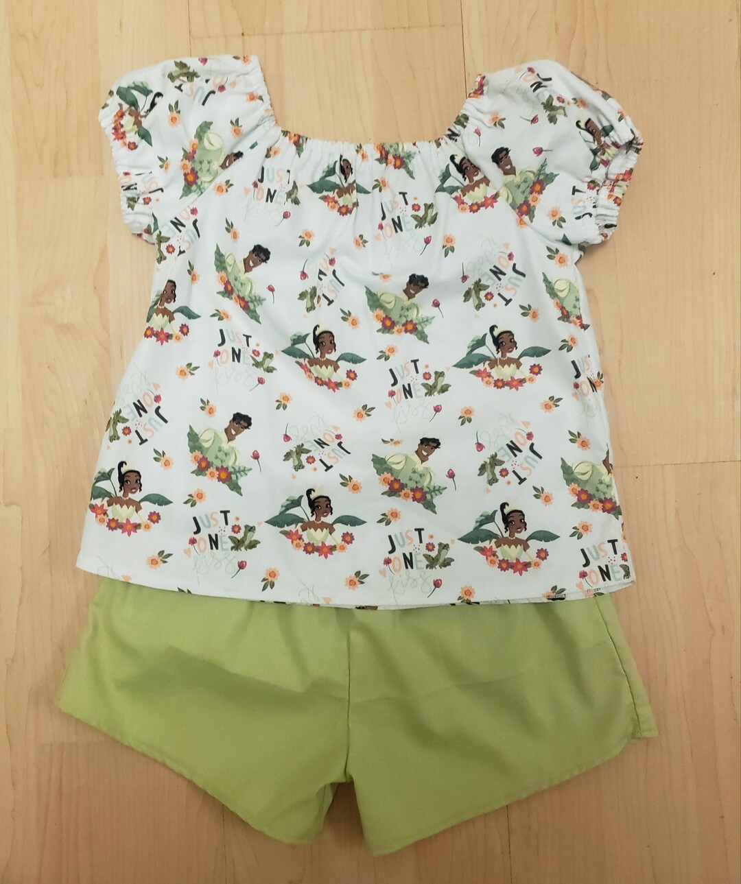 Princess Tiana Outfit, Princess Tiana 2 Piece Set, Disney Princess ...