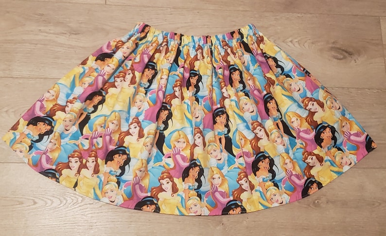 Disney Princess Skirt, Multi Princess Skirt, Disney Trip Skirt - Etsy
