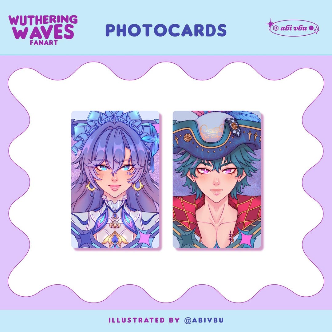 Wuwa Photocard / Art Print - Wuthering Waves Fanart by Abivbu - Etsy