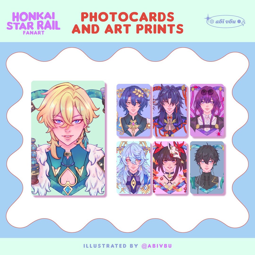 HSR Photocard / Art Print - Honkai Star Rail Fanart by Abivbu - Etsy