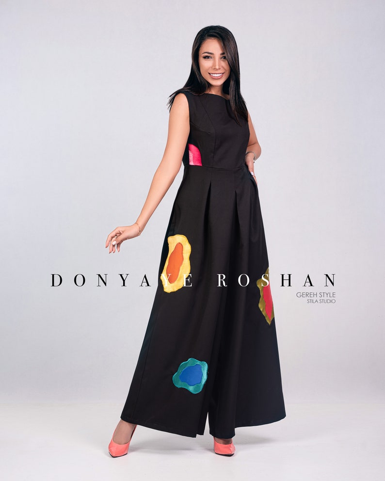 Elegant Linen Jumpsuit | Formal Dressy Jumper for Wedding Guests | Wide ...