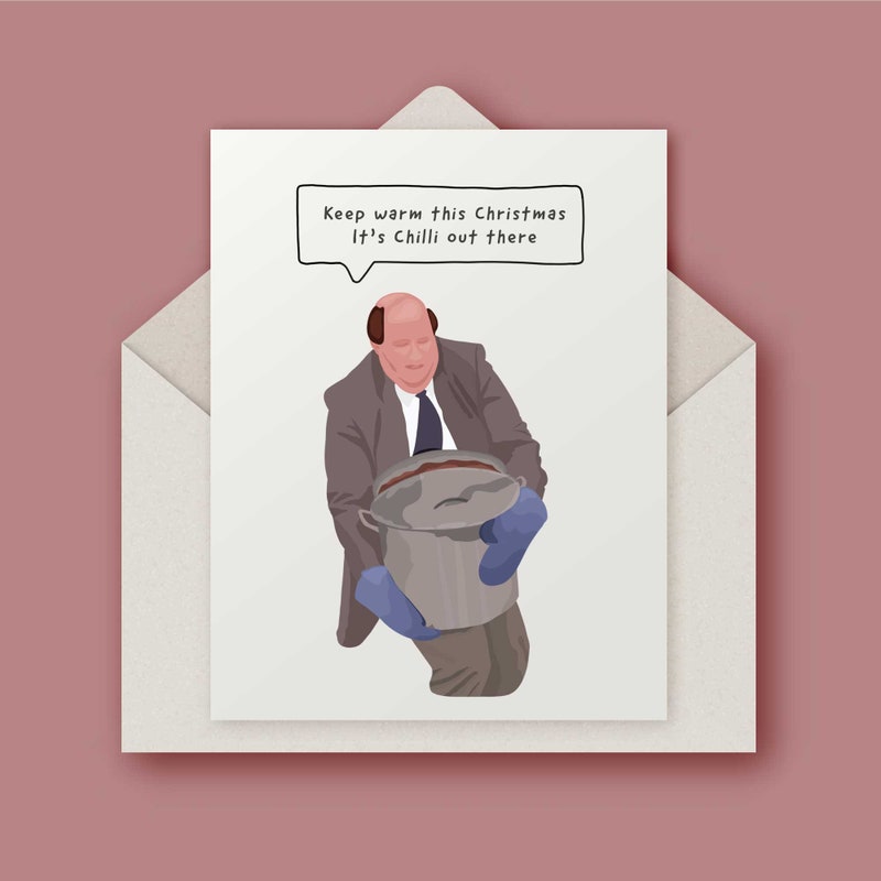 The Office Christmas Card - Etsy