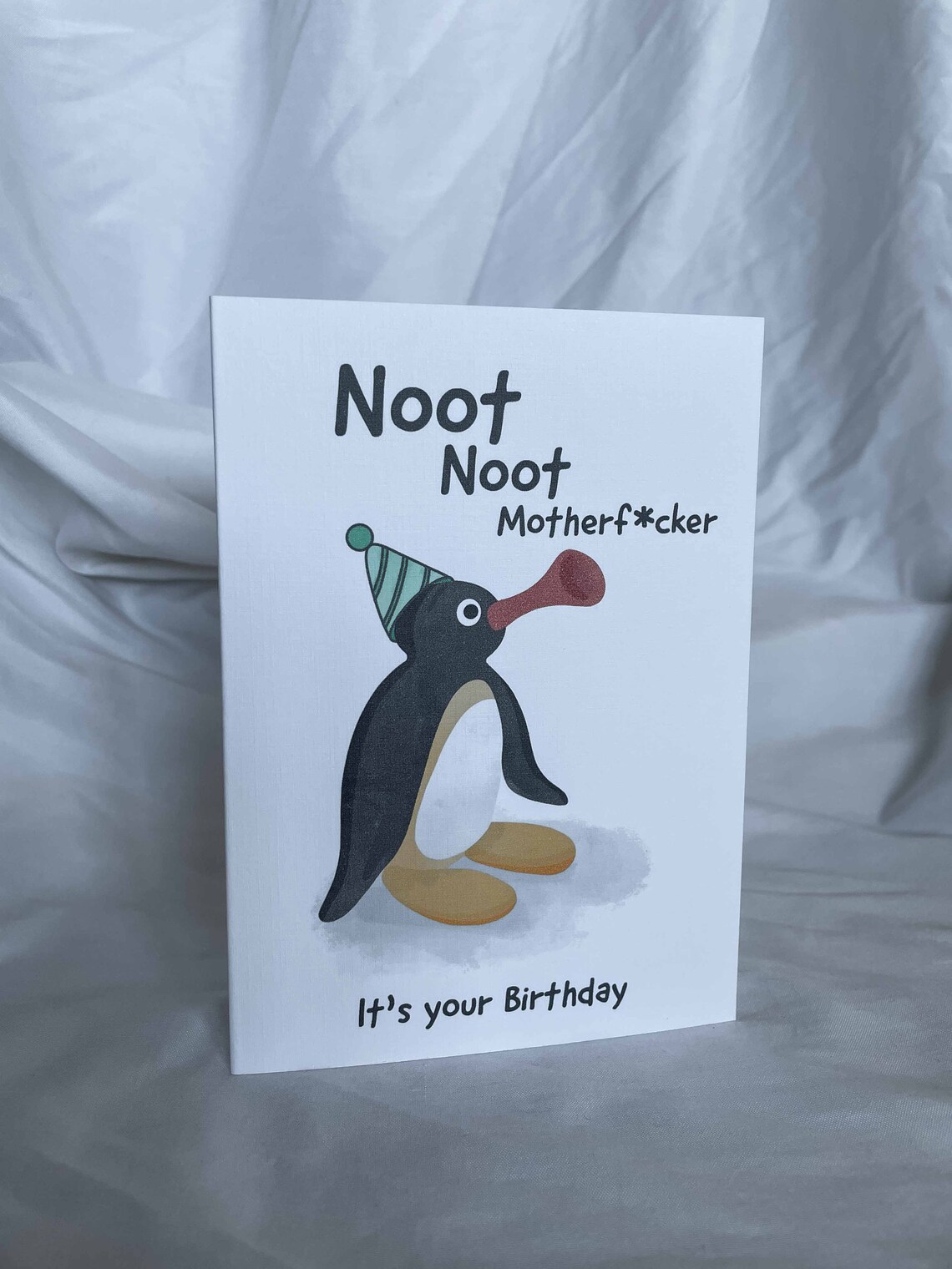 Pingu Birthday Card - Funny, Rude Birthday Card for a Best Friend ...