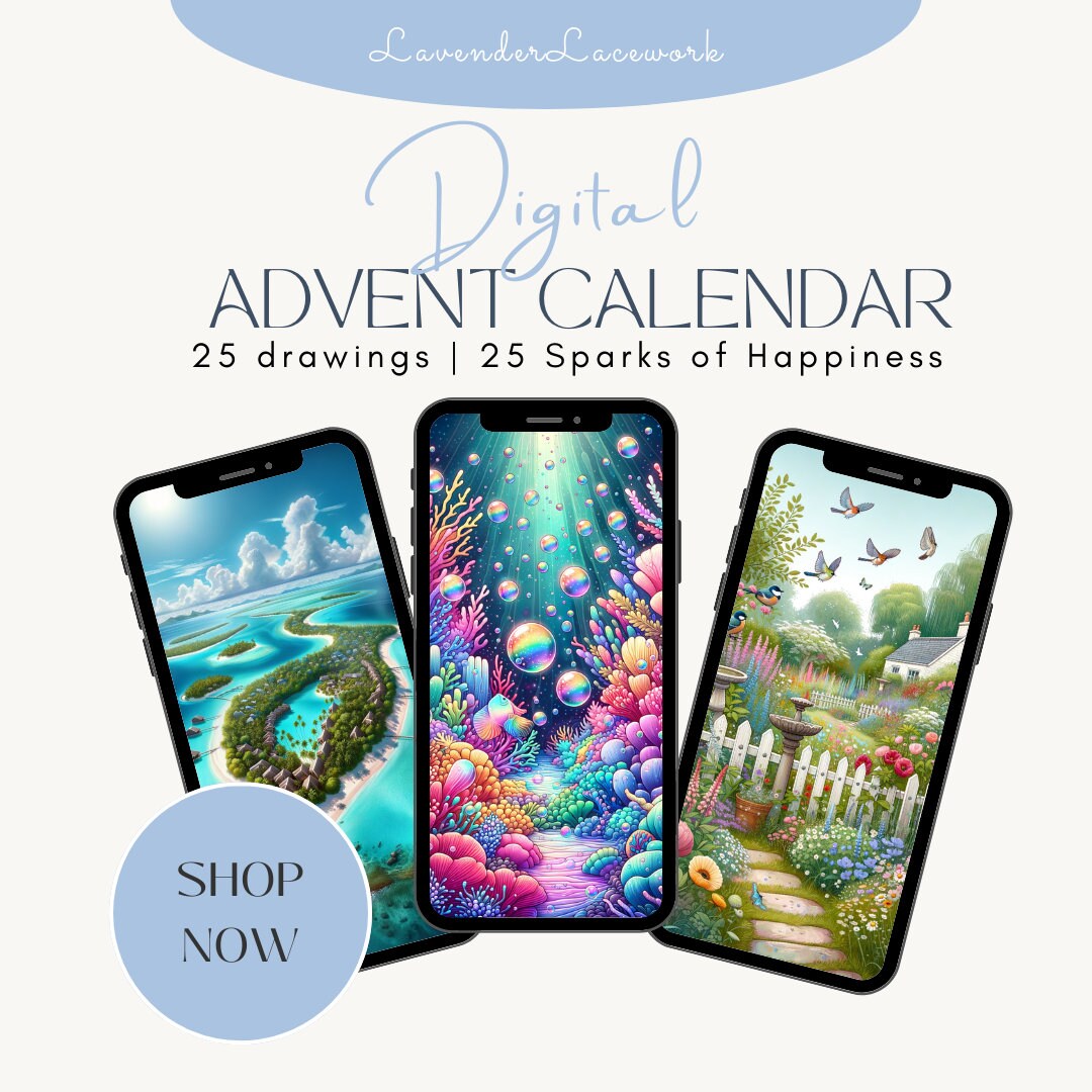 Digital Advent Calendar | Joyful Journey 25 Day Countdown | Festive ...